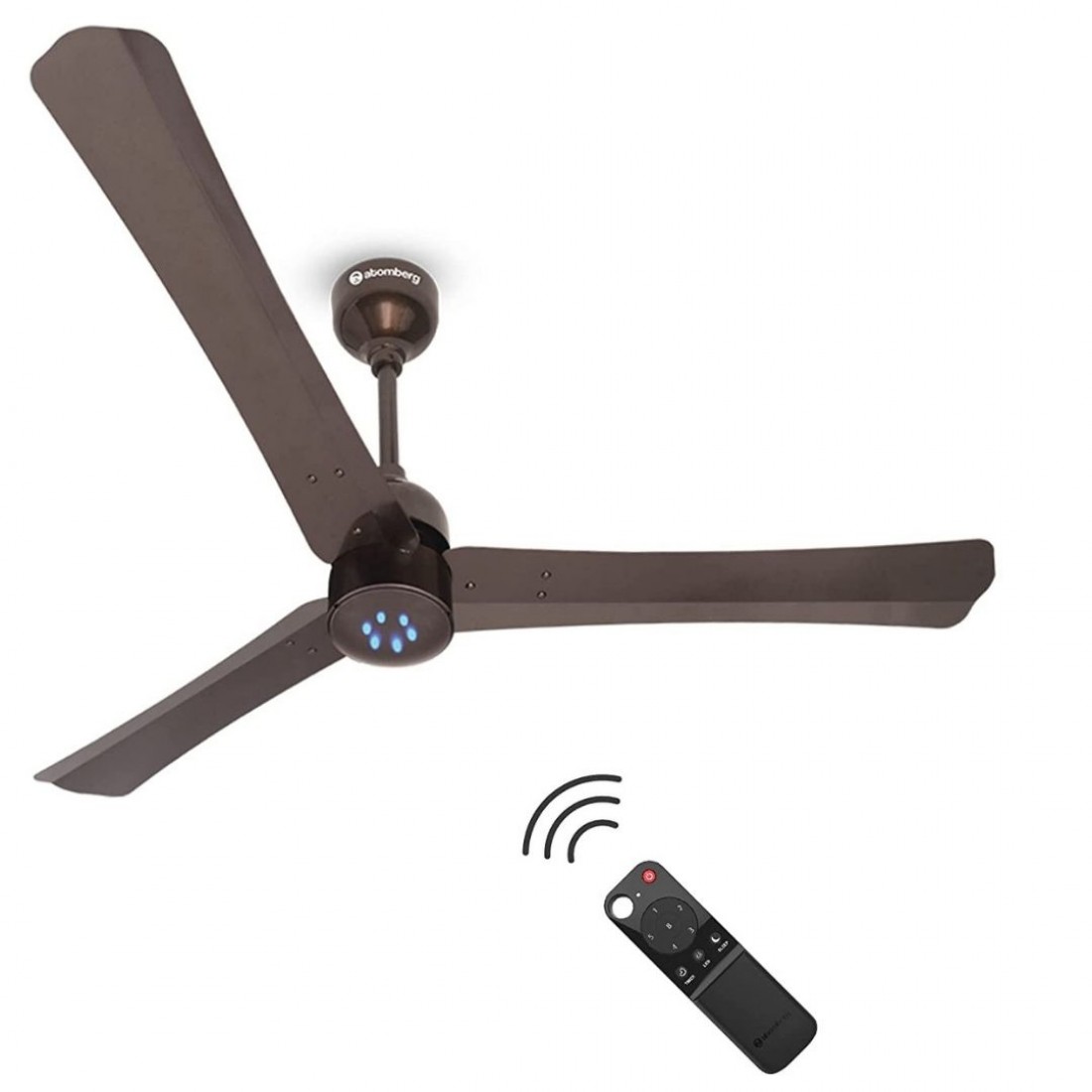 Atomberg Renesa+ 1200 mm 3 Blade Ceiling Fan, Oak wood