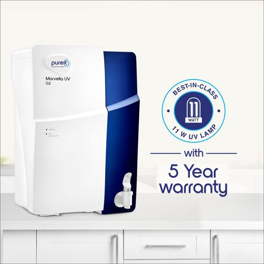 Buy HUL Pureit Marvella G2 UV 4 Stage Table Top/Wall Mountable 4 litres ...