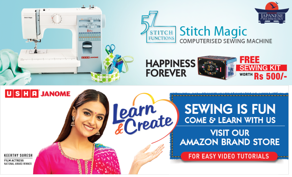 Buy Usha Janome Stitch Magic Electric Sewing Machine